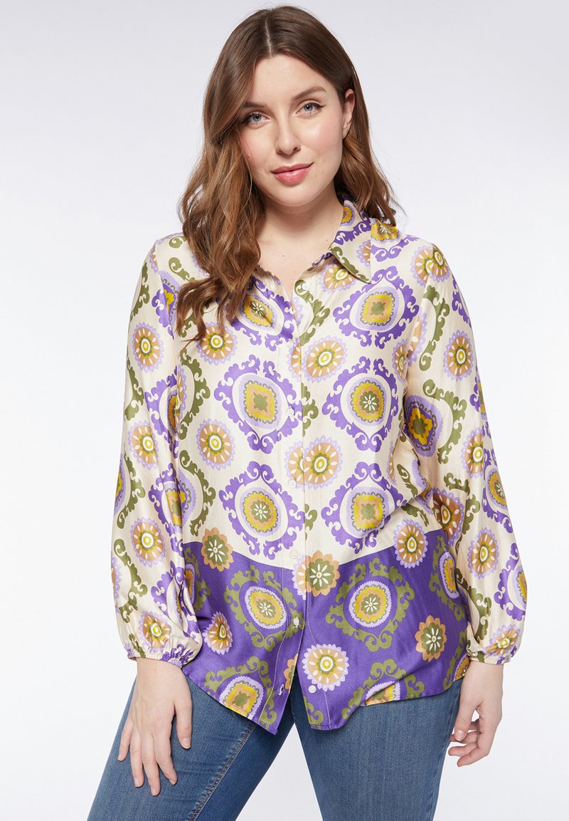 Fiorella Rubino STAMPATO - Hemdbluse - viola/lila - Zalando.at