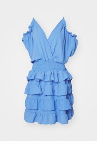 WAL G. CRUISE COLLECTION SANJILA RUFFLE DRESS - Cocktailjurk - denim ...