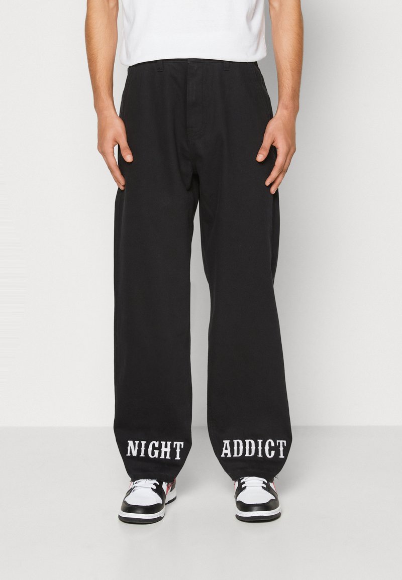 Night Addict NARUS UNISEX - Relaxed fit jeans - black wash/zwart denim ...