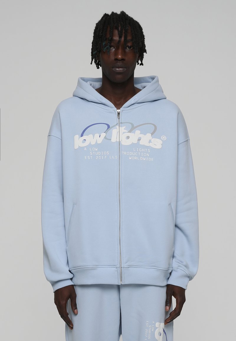 LOW LIGHTS STUDIOS® ARCTIC RING LOGO ZIP HOODIE UNISEX - Mikina so ...