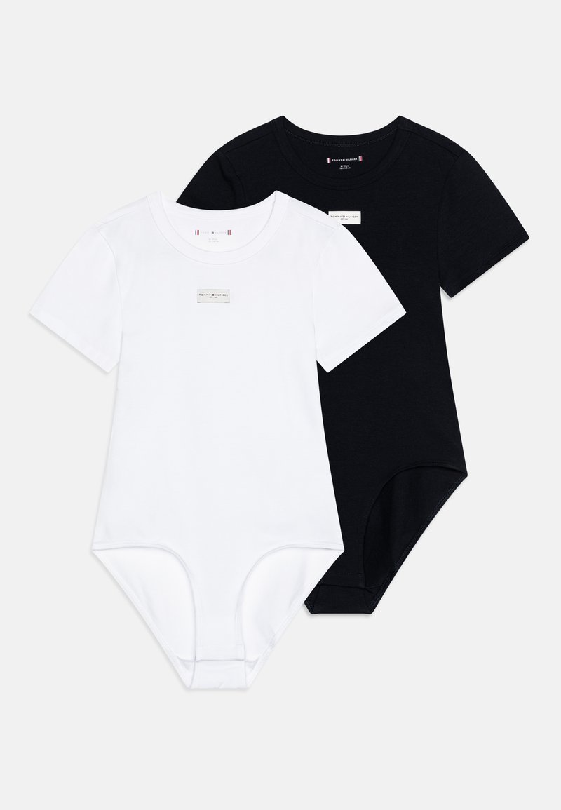 Tommy Hilfiger BODYSUIT 2 PACK - Body - white/desert sky/white - Zalando.ie