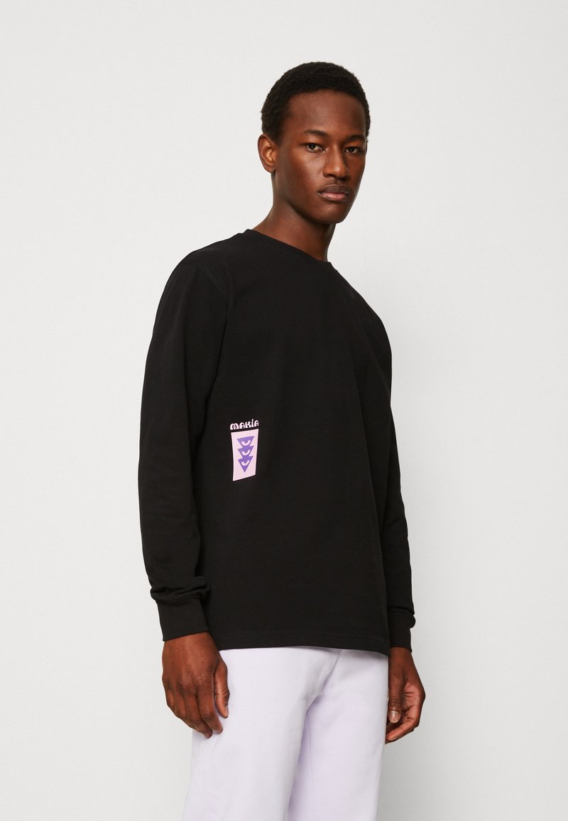 Makia MYRTLE LONG SLEEVE UNISEX - Langarmshirt - black/schwarz - Zalando.de