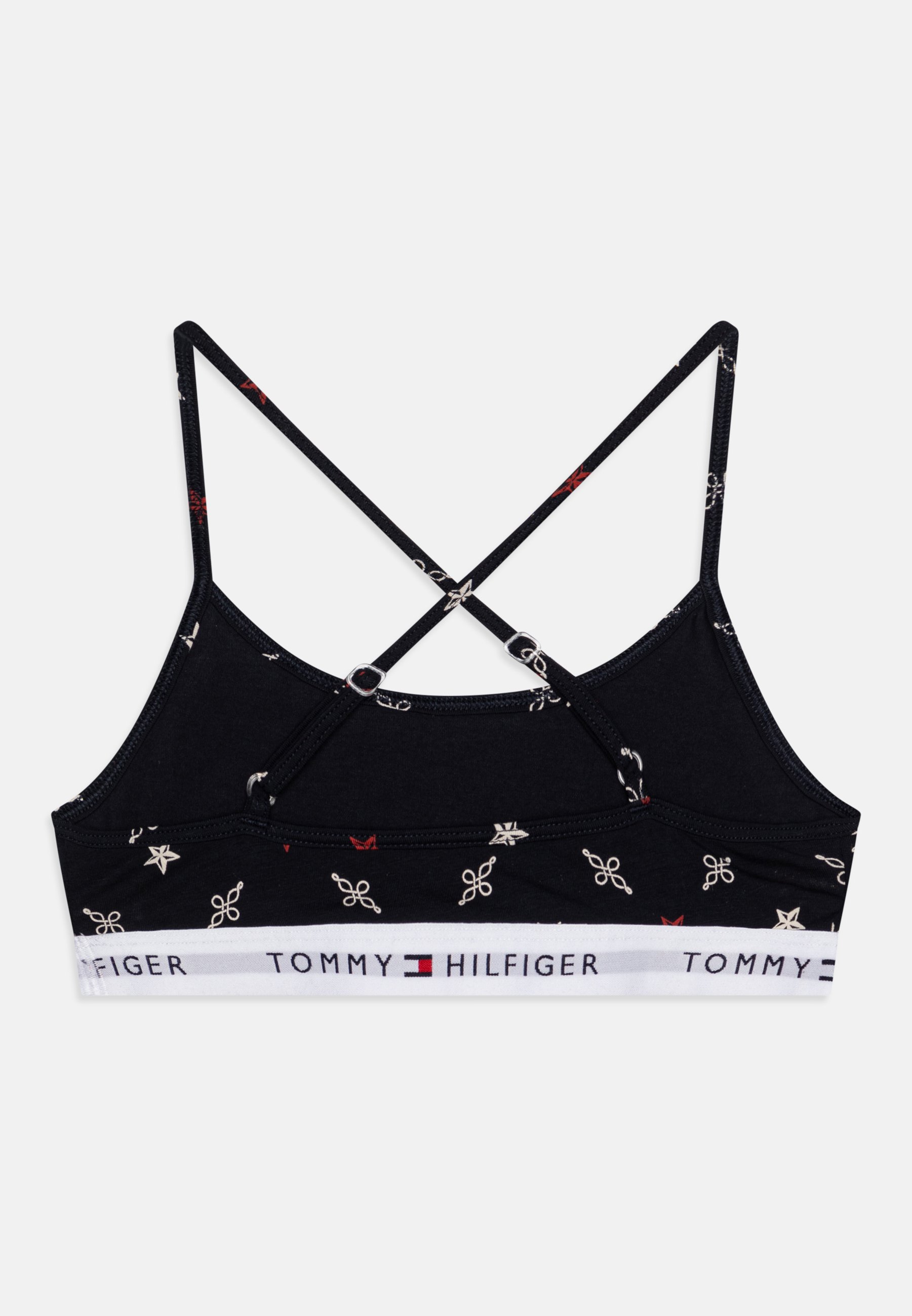 Tommy Hilfiger STRAPPY BRALETTE PRINT 2 PACK Bustier rope star prim red yellow Zalando