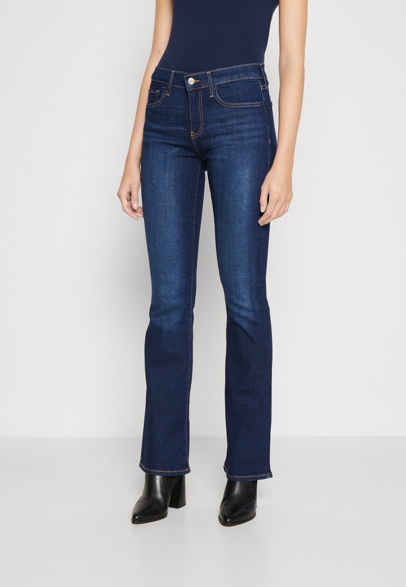 GAP Jeansy Bootcut/ciemnoniebieski - Zalando.pl