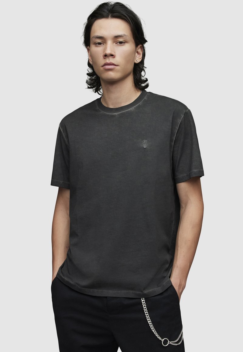 AllSaints FULTON SS CREW - T-shirt basic - black/nero - Zalando.it