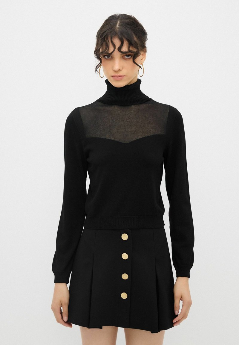 adL TRANSPARENT DETAILED - Jumper - black - Zalando