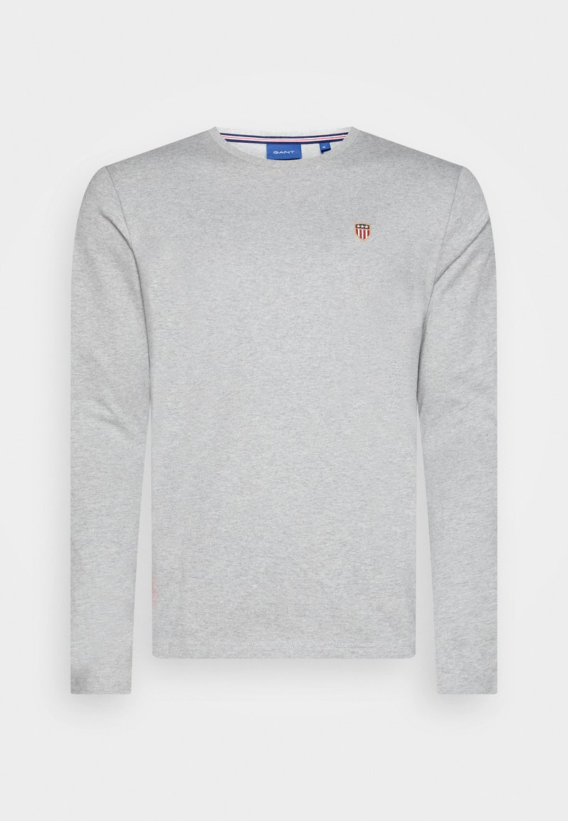 GANT BANNER SHIELD - Langarmshirt - grey/hellgrau - Zalando.ch