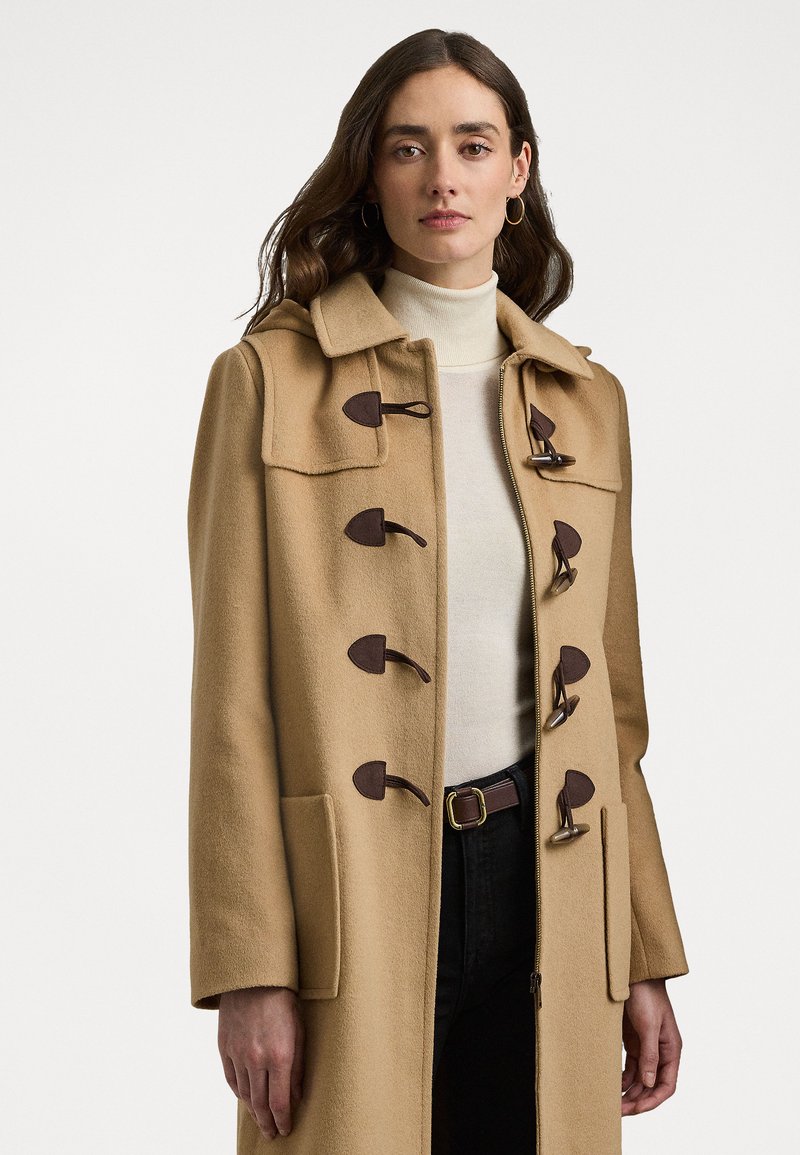 Lauren Ralph Lauren WOOL-BLEND DUFFEL COAT - Classic coat - camel ...