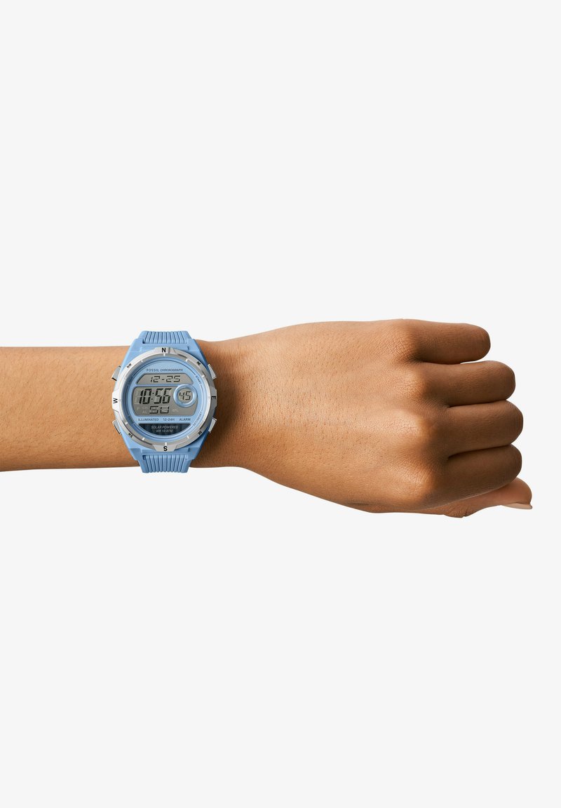 Fossil TRADITIONAL EVERETT SOLAR - Digital watch - blue - Zalando.de