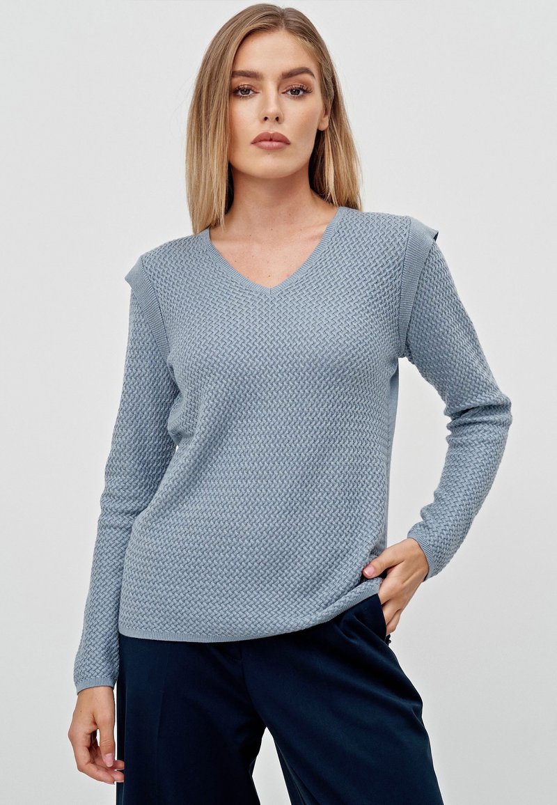 Re.draft Jumper - grey denim - Zalando.de
