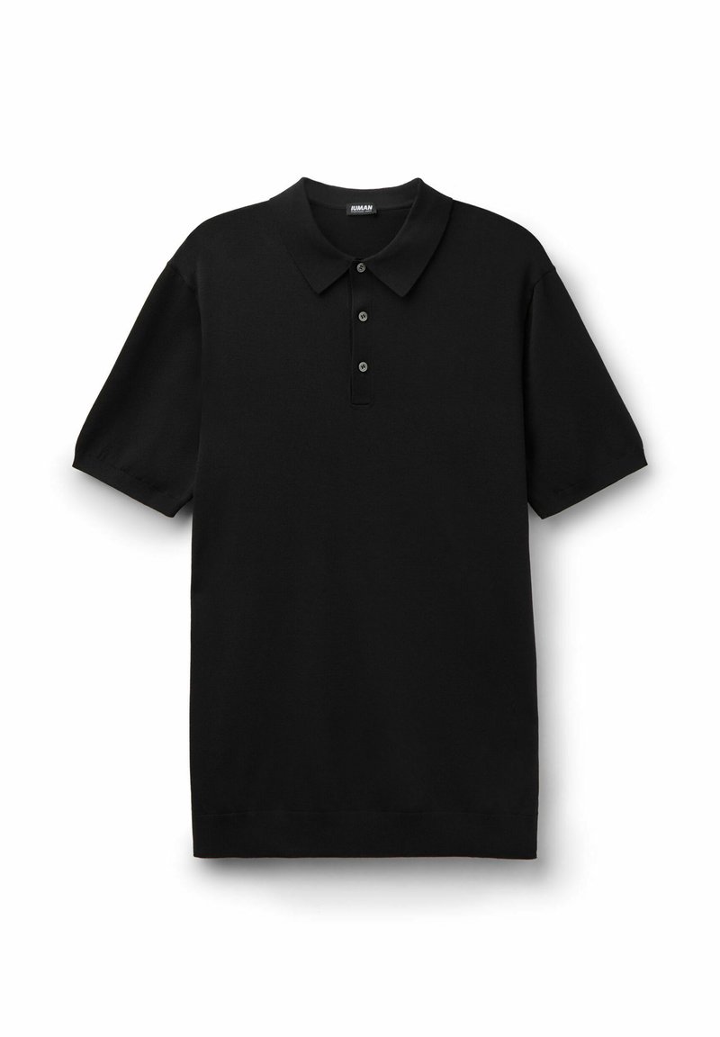 IUMAN Intimissimi Uomo REGULAR FIT - Piké - black/svart - Zalando.se