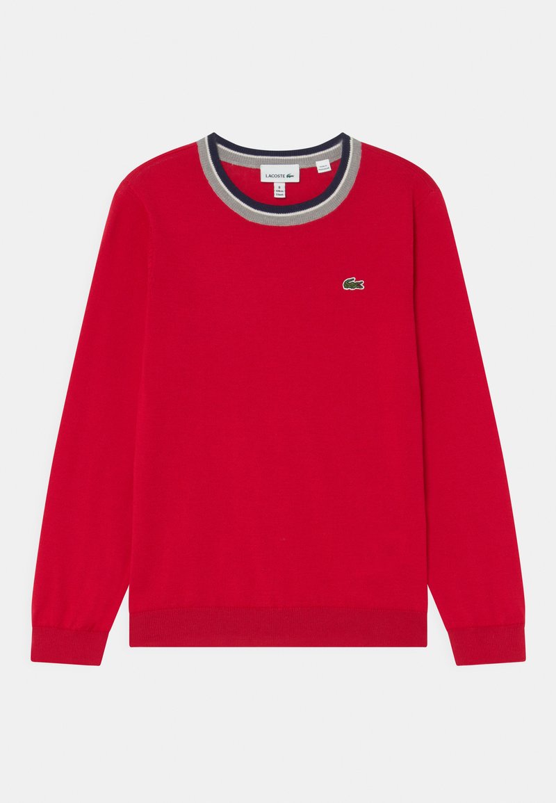 Lacoste Jersey de punto - red/multicolored/rojo - Zalando.es
