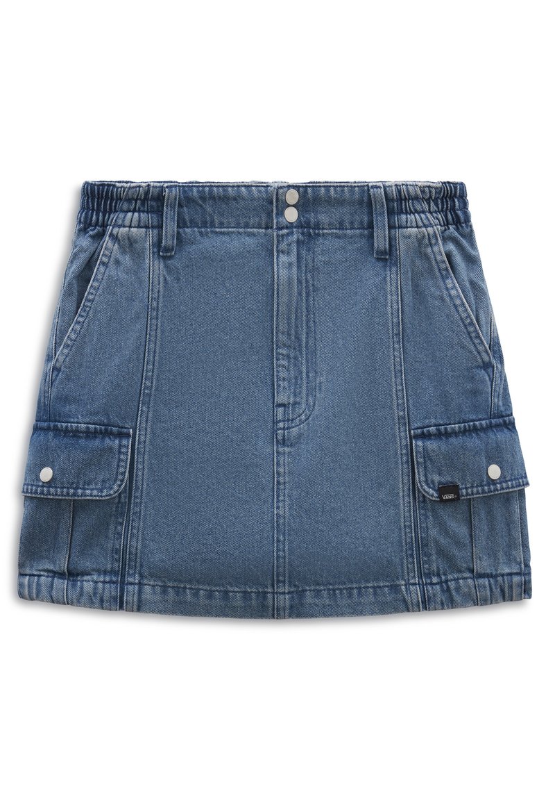 Vans SIDEWALK - Jupe en jean - stone wash/denim bleu gris - ZALANDO.FR