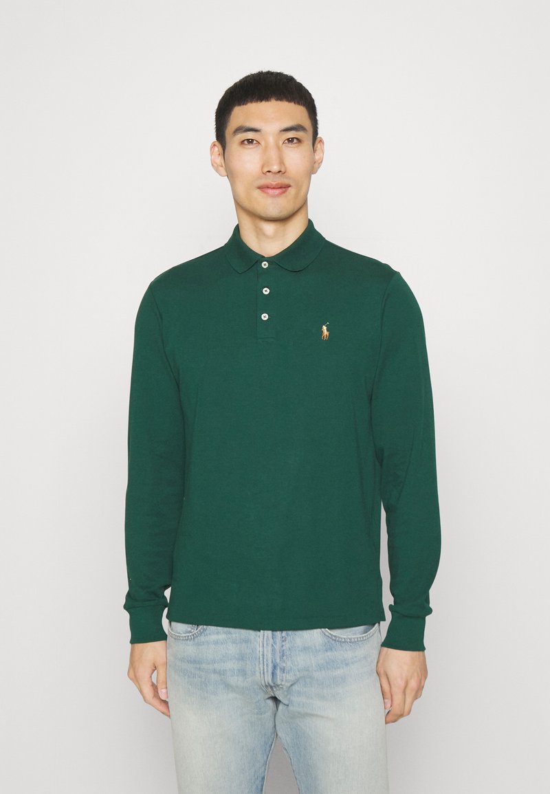 Polo Ralph Lauren CUSTOM SLIM FIT SOFT COTTON POLO SHIRT - Bluză polo - green/verde - Zalando.ro