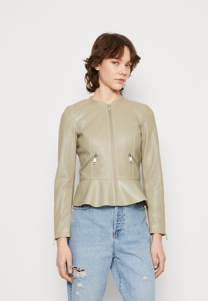 Vero Moda VMAVERYALLY JACKET - Giacca in similpelle - laurel oak/verde ...