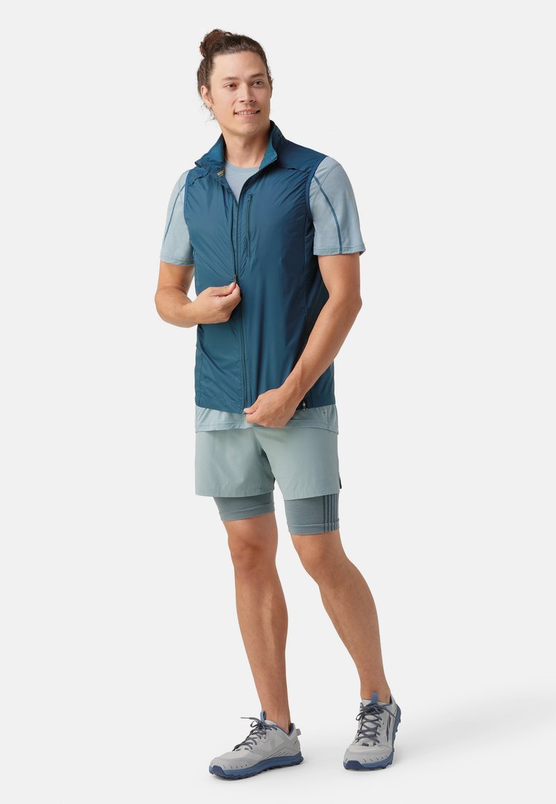 Smartwool ACTIVE ULTRALITE - Bodywarmer - twilight blue/lichtblauw ...