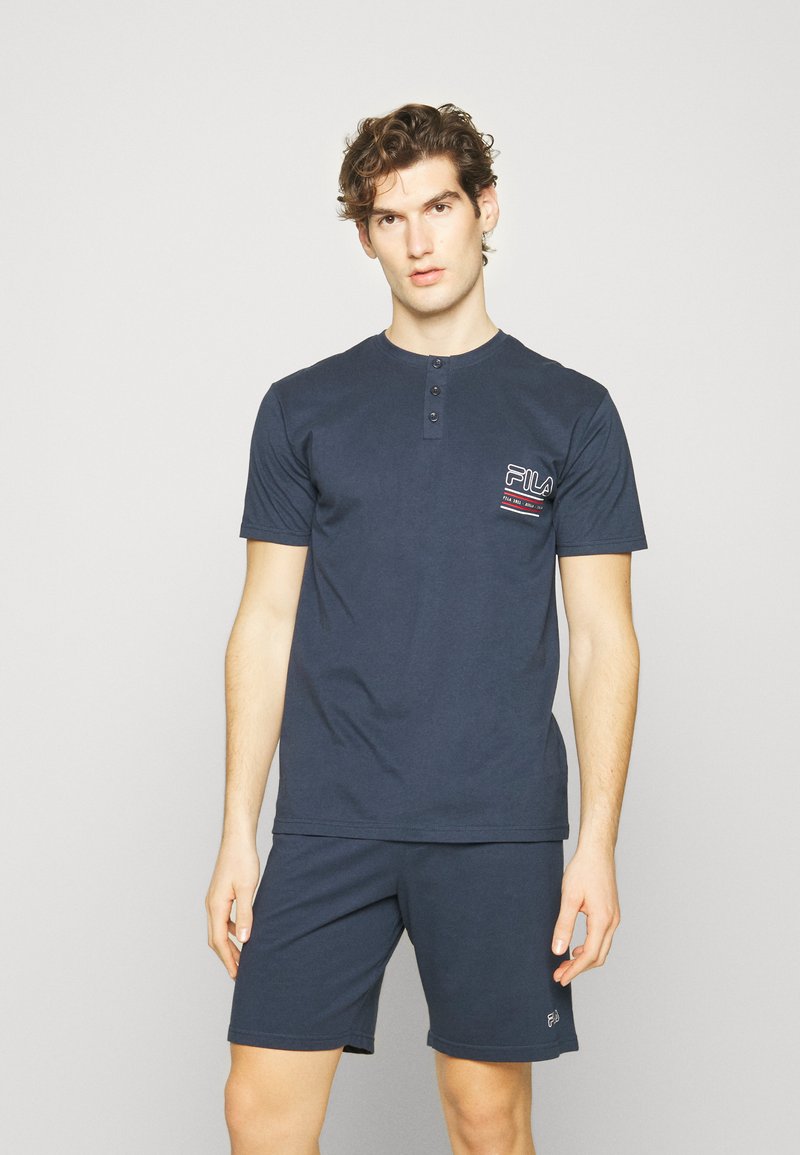 Fila MAN - Pyjama set - navy/dark blue - Zalando.ie