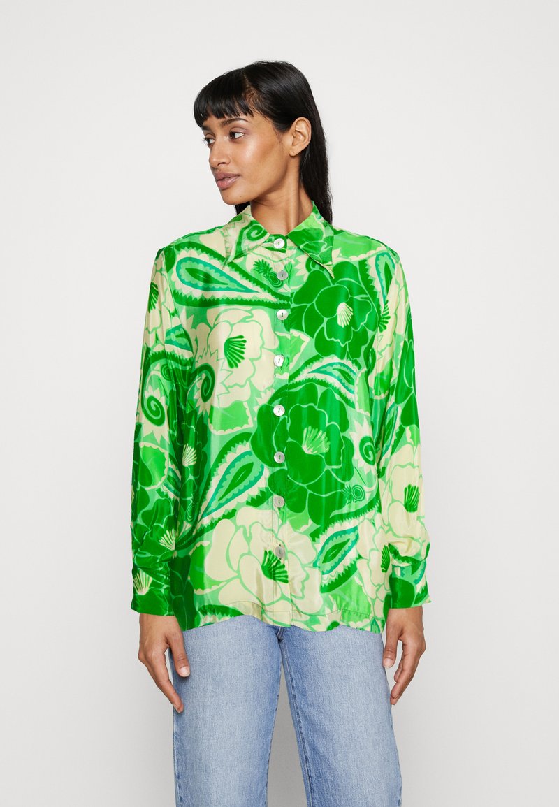 Farm Rio TROPICAL GROOVE IRT - Button-down blouse - multi-coloured ...