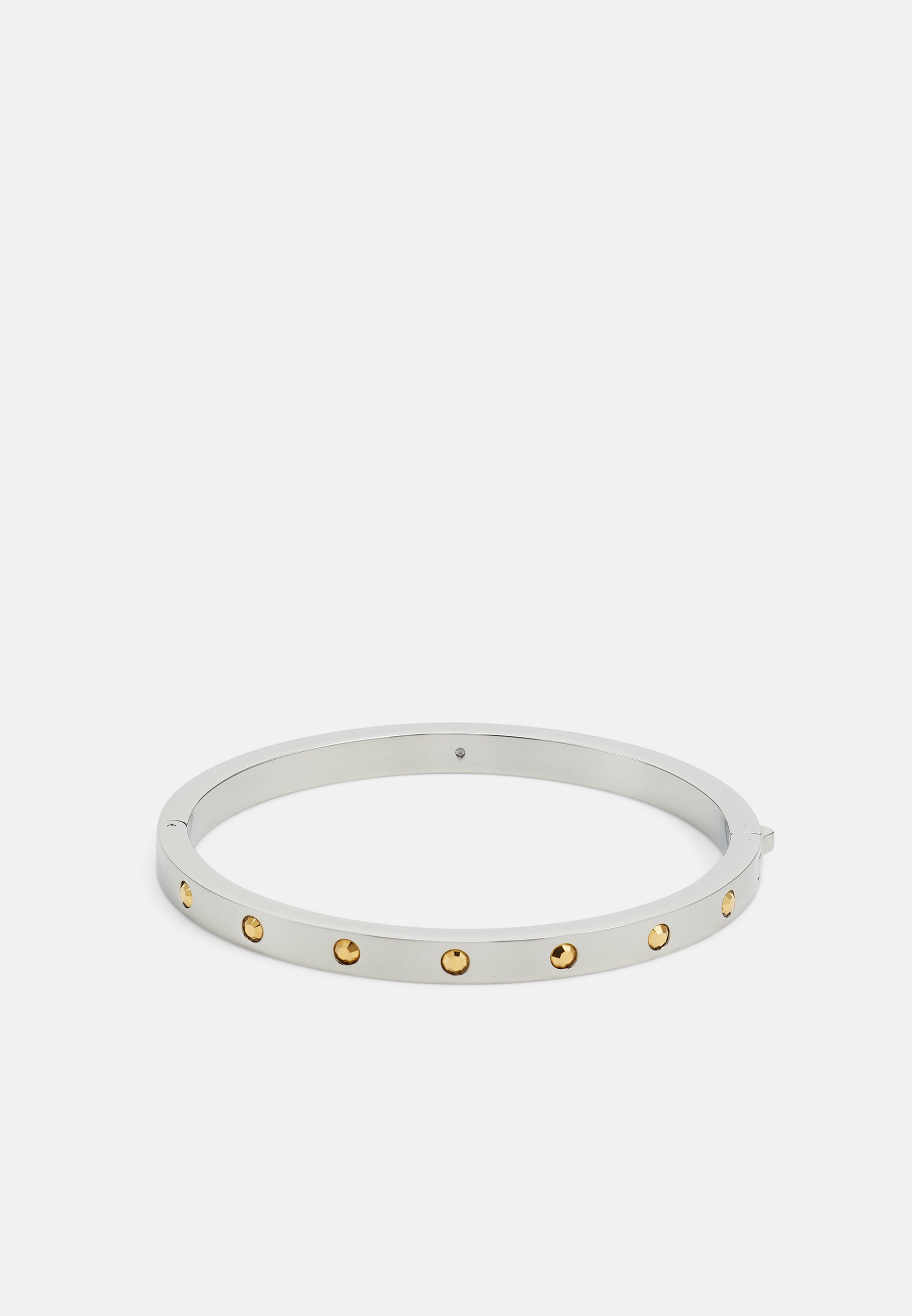 kate spade new york HINGED BANGLE Bracelet two tone silver coloured Zalando