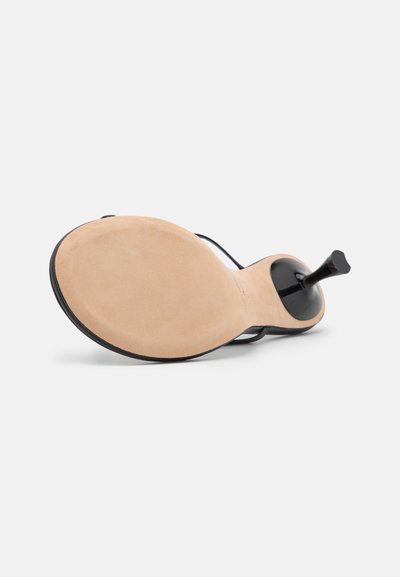 Studio Amelia EDITH HEEL - Tongs - blk/noir - ZALANDO.FR