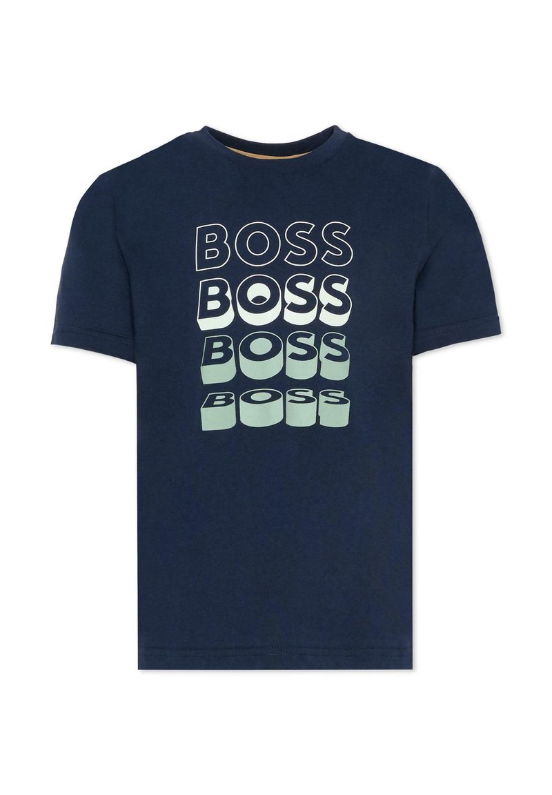 BOSS Kidswear A MANICA CORTA - T-Shirt print - blue/blau - Zalando