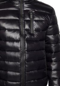 CLOSURE London LOGO HOOD PUFFER JACKET - Winter jacket - gloss black ...