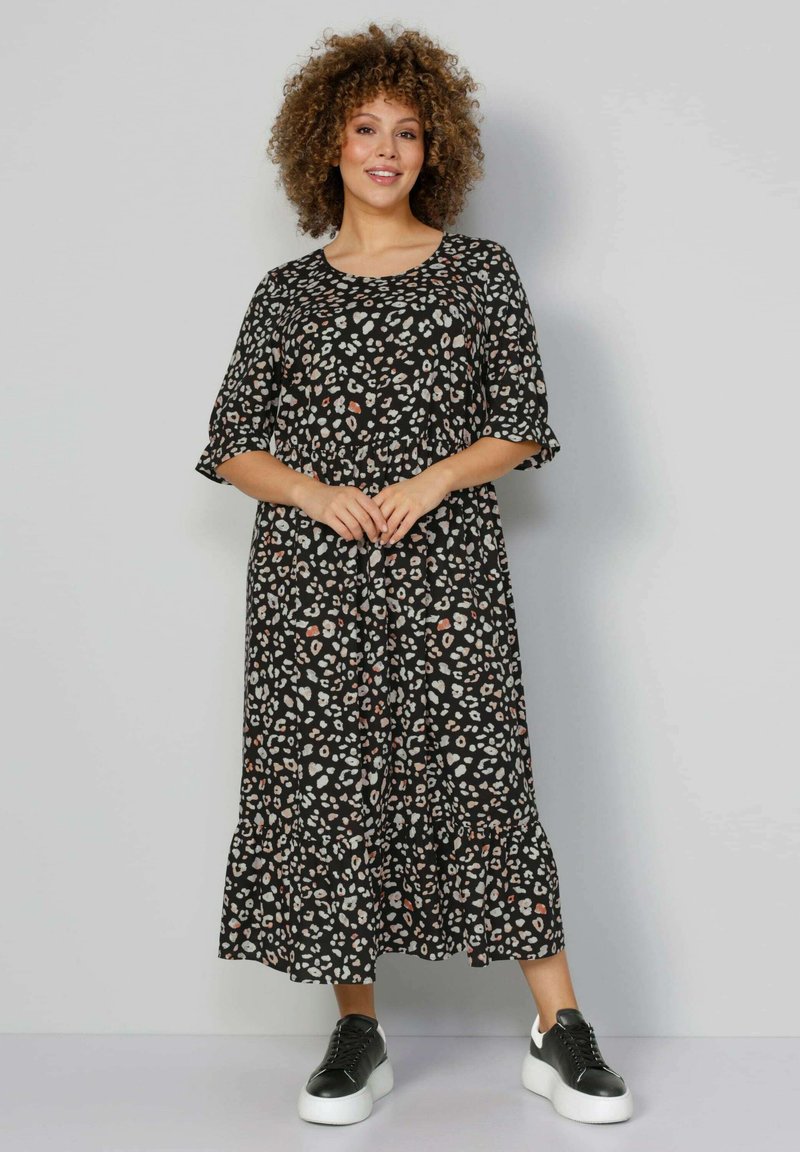 MIAMODA - Sukienka letnia/czarny - Zalando.pl