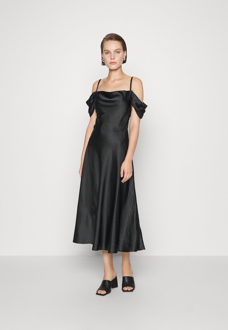 Ted Baker Esta Cold Shoulder Cowl Cocktail Dress Party Dress Black Zalandoie