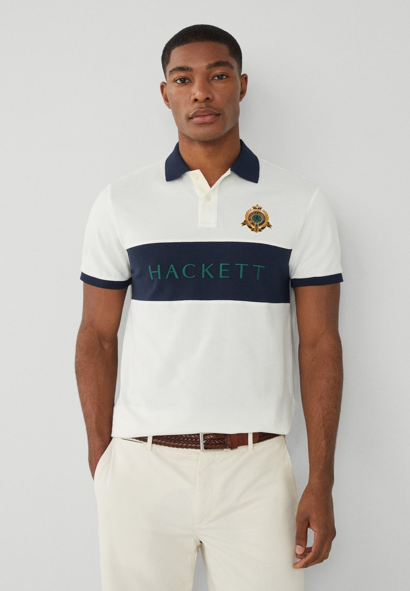 Hackett London HERITAGE PANEL - Polotričko - white/bílá - Zalando.cz