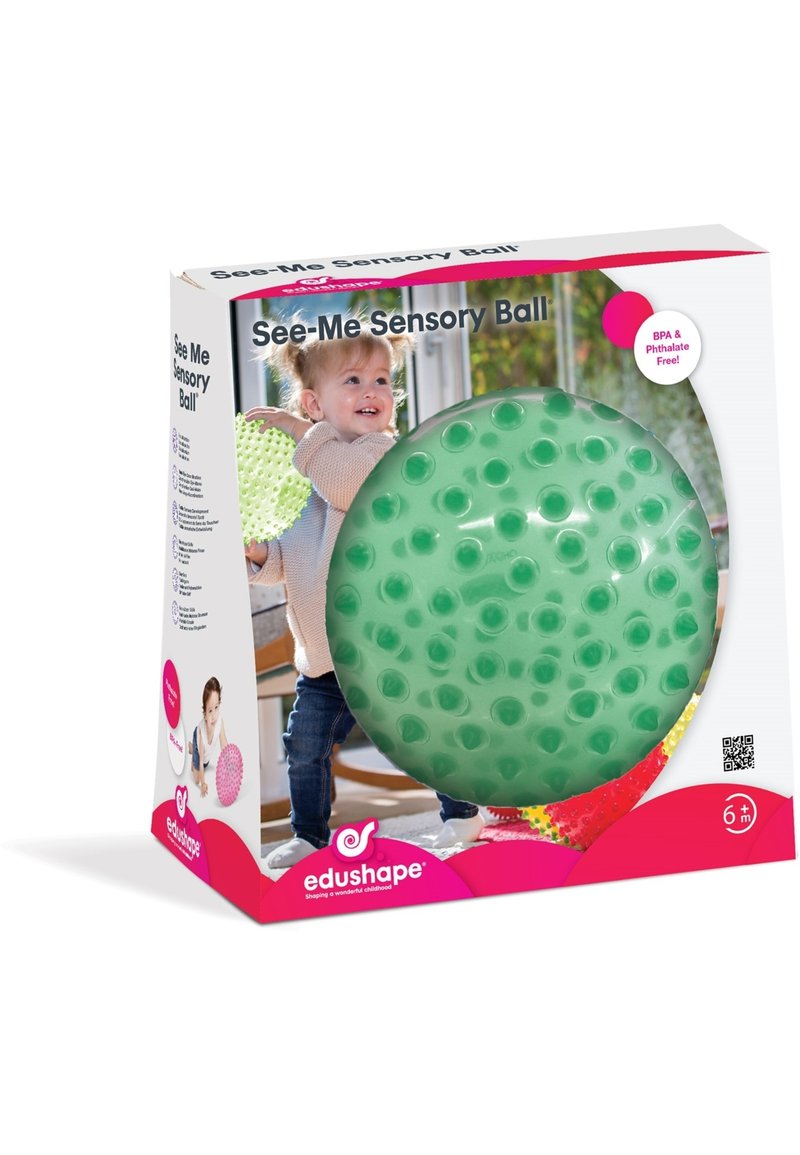 Edushape THE ORIGINAL SENSORY BALL SEE-ME 18 CM - Utomhuslek - green/ljusrosa - Zalando.se