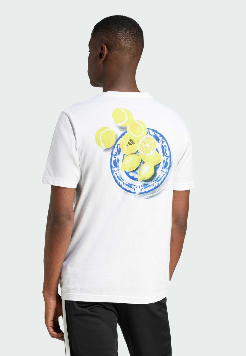 adidas Sportswear STILL LIFE LEMONS GRAPHIC TEE - Print T-shirt - white ...