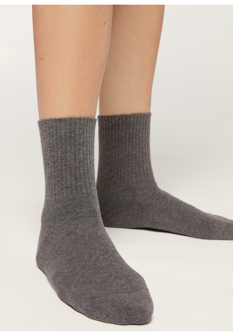 Calzedonia SPORT UNISEX - Träningssockor - mittelgrau meliert ...