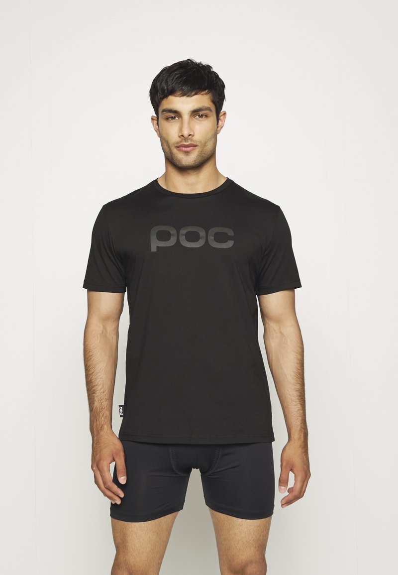 POC TEE UNISEX - T-shirt z nadrukiem - uranium black/czarny - Zalando.pl