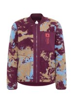 Pinetime Clothing THE MOSS CROPPED - Fleecejacke - ruby/blau - Zalando.at