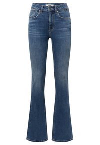 Mavi MARIA - Jeans Bootcut - mid shaded glam/blau - Zalando