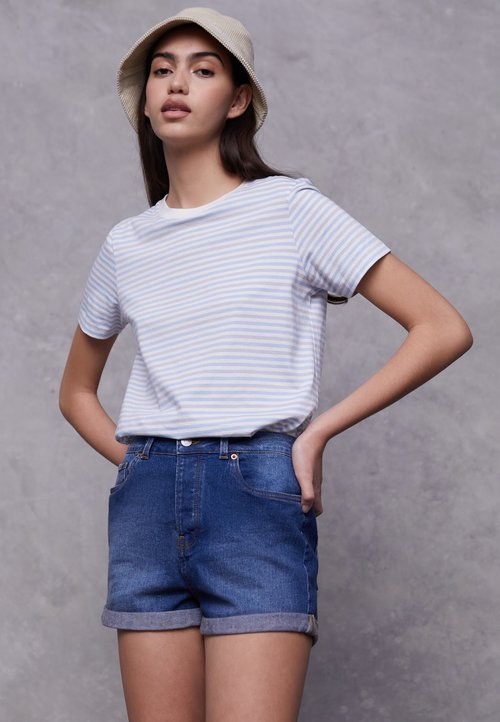 Pepe Jeans VIOLET - Slim fit -farkut - denim/sininen denim - Zalando.fi