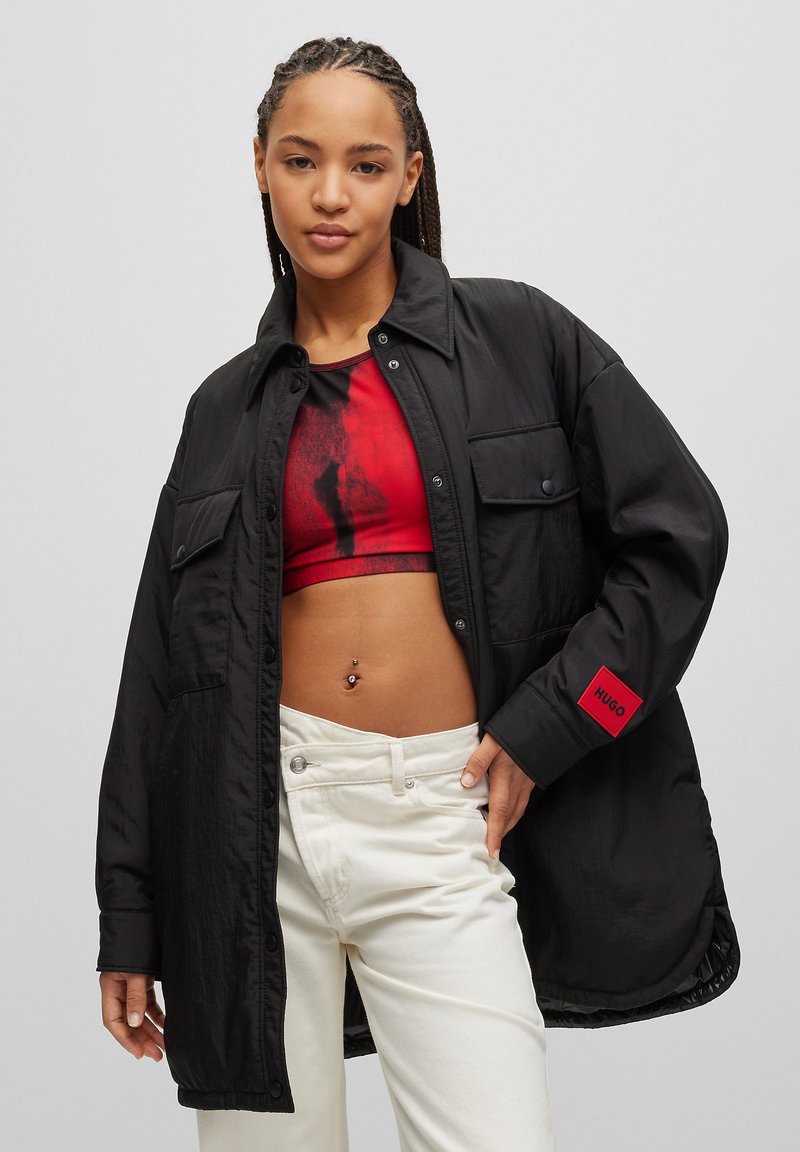 HUGO FABRICA - Winter jacket - black - Zalando