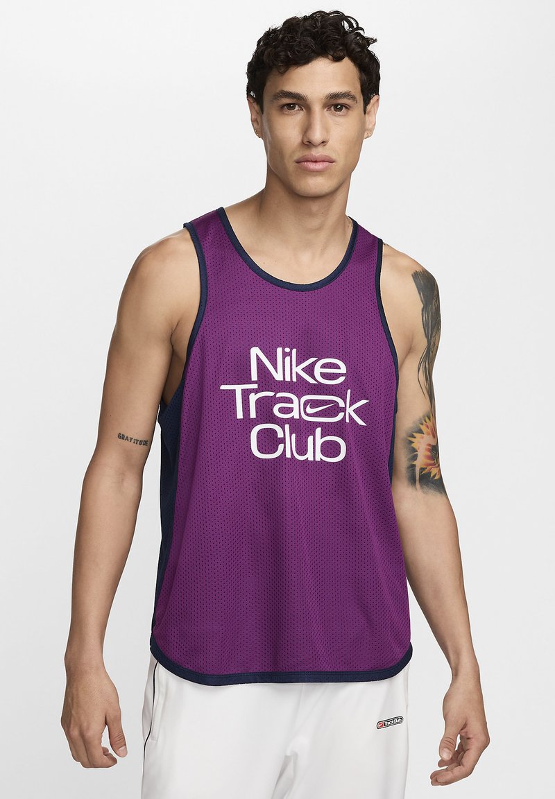 Nike Performance DRI-FIT RUNNING TRACK CLUB - Top - viotech midnight ...