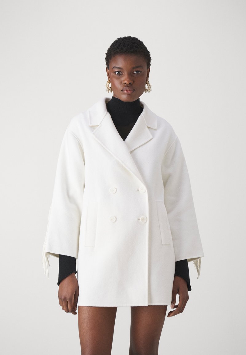 TWINSET OVERCOAT - Short coat - neve/off-white - Zalando.ie