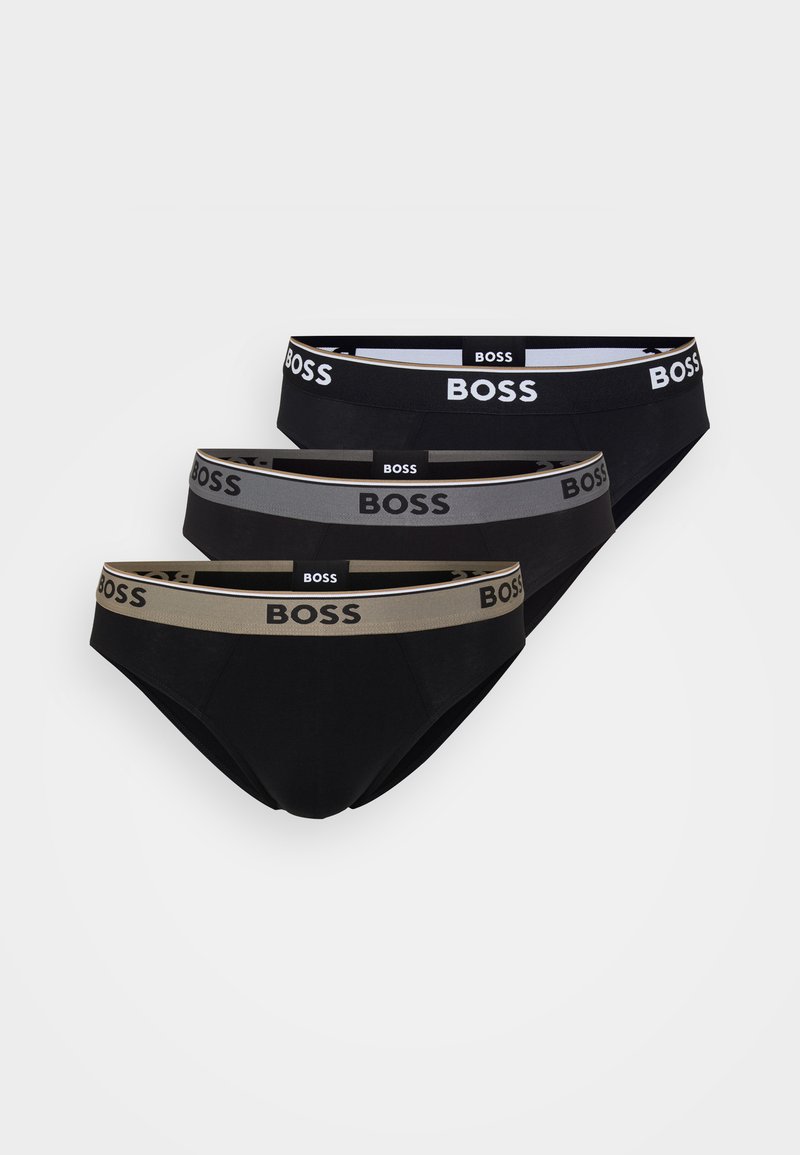 BOSS POWER 3 PACK - Briefs - black - Zalando.co.uk
