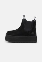 UGG NEUMEL PLATFORM CHELSEA - Platform ankle boots - black - Zalando.ie