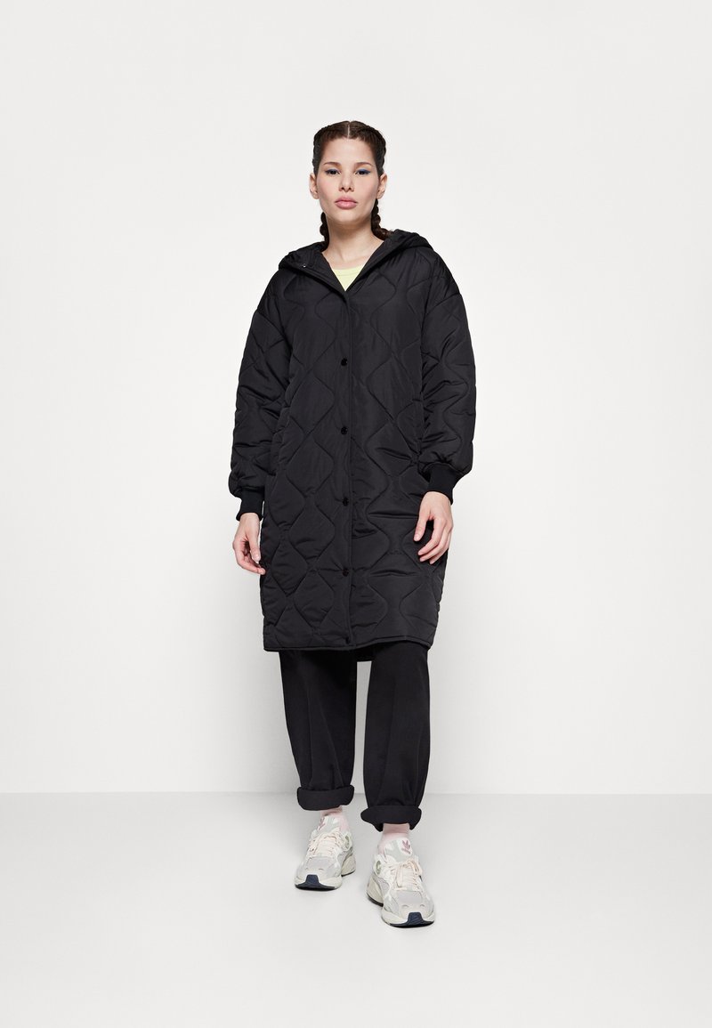 VILA QUILTED - Winterjas - black/zwart - Zalando.nl