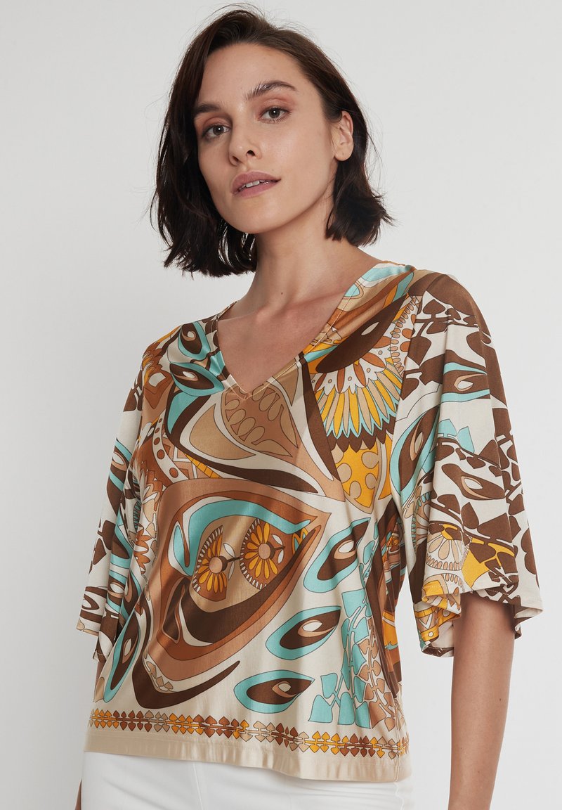 Ana Alcazar PIKASA - T-Shirt print - mehrfarbig - Zalando.de