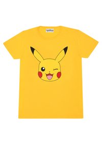 Pokemon POKÉMON PIKACHU FACE - Triko s potiskem - yellow/žlutá - Zalando.cz