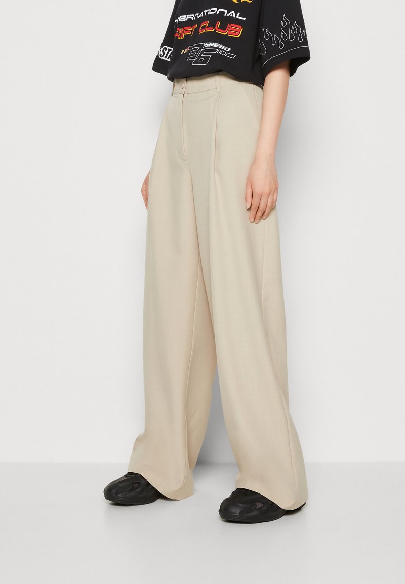 Vero Moda VMMATHILDE PANTS - Pantalones - semolina/beige - Zalando.es