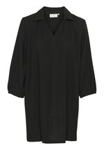 Kaffe KAEMILY LULA - Tunic - black deep/mottled black - Zalando.ie