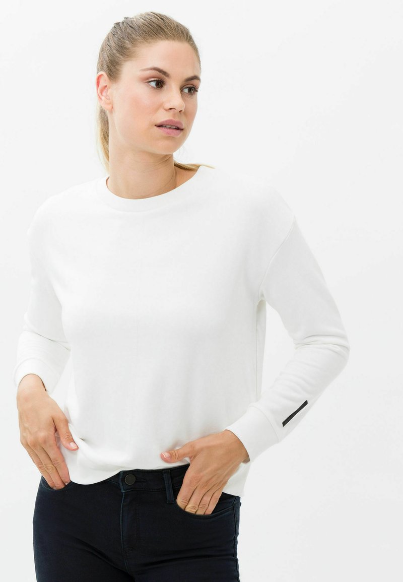 BRAX STYLE FARA - Sweatshirt - off white/offwhite - Zalando.ch