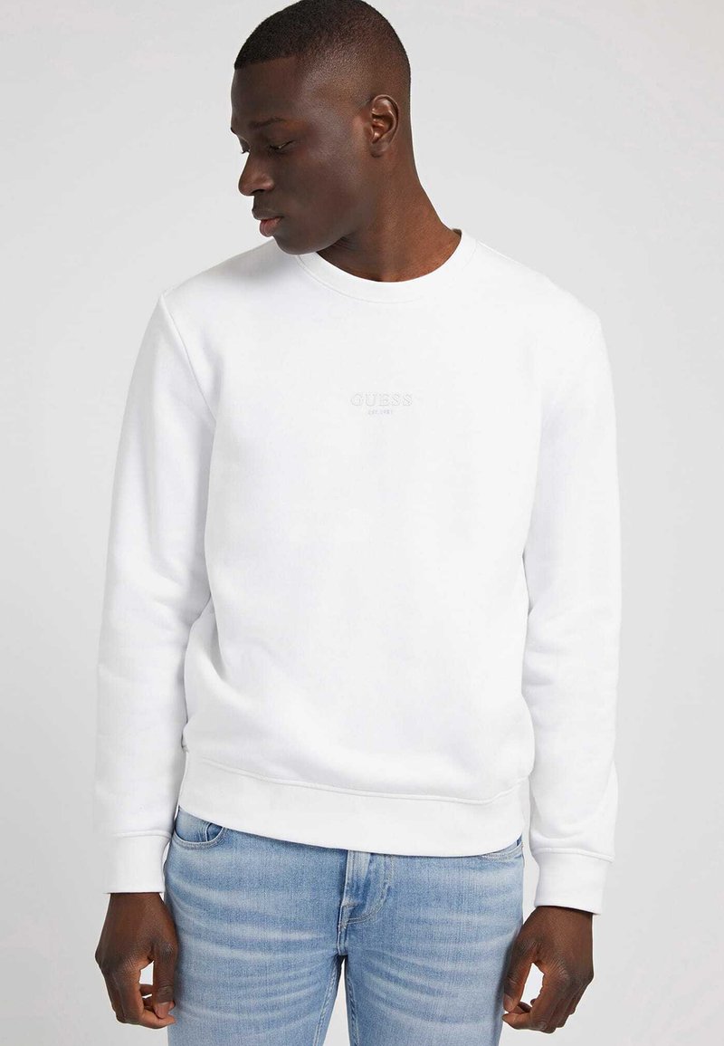 Guess REGULAR FIT - Sweatshirt - weiß - Zalando.ch