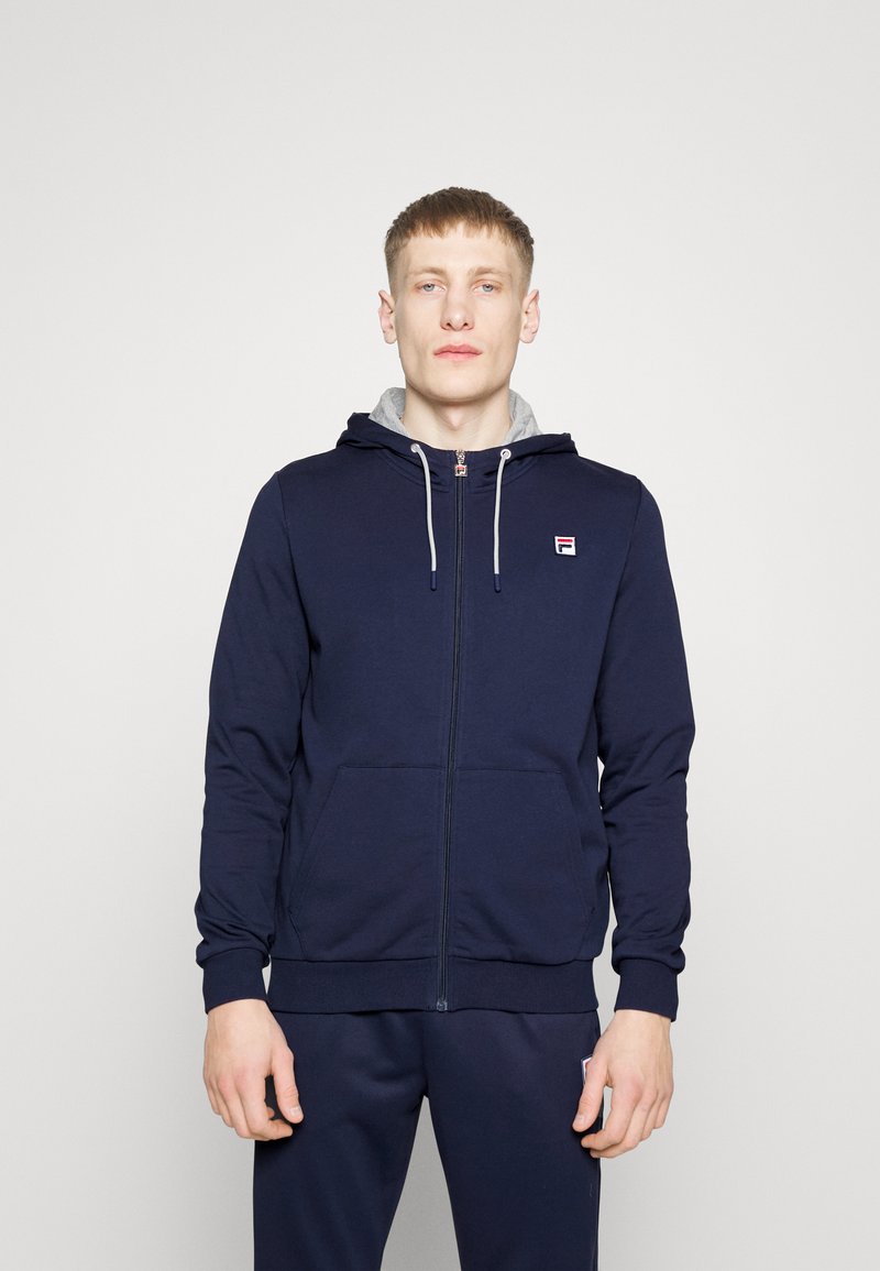 Fila ROBIN - Sweat zippé - navy/bleu marine - ZALANDO.FR