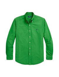 Polo Ralph Lauren SLIM FIT GARMENT-DYED OXFORD SHIRT - Button down-skjorte - preppy green/grønn ...